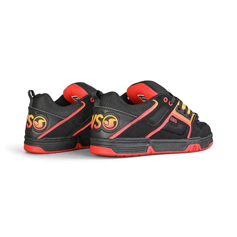 Dvs Comanche Skate Shoes Black Red Yellow Supereight