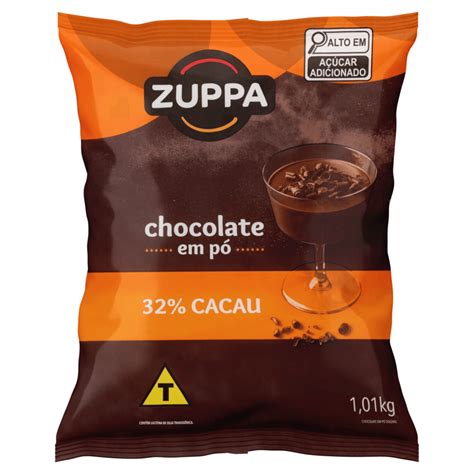 Chocolate Pó Solúvel 32 Cacau Zuppa Pacote 101kg Apoio Entrega V2