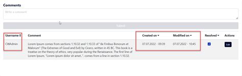 Component Comment Box Casewhere Docs