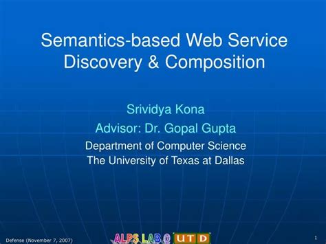 ppt semantics based web service discovery and composition powerpoint