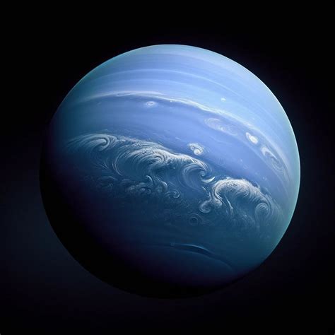 Neptunes Cosmic Enigma Canvas Neptune Planet Neptune Planet Pictures