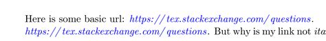 hyperref href italic font for external links tex latex stack