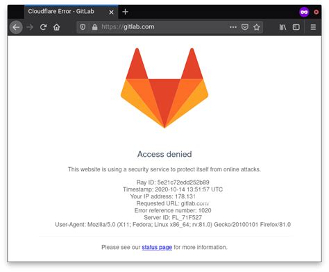 GitLab Blocked Iranians Access