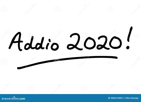Addio 2020 Stock Illustration Illustration Of Afresh 206214492