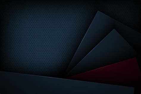 Dark Blue Abstract Overlapping Paper Background 680526 Vector Art At