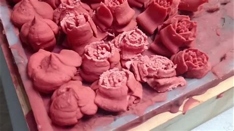 Badly Frosted Rose Soap Volcanic Rose Soap Otter Soap Company Youtube
