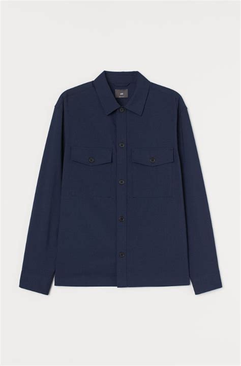 Качественная мужская рубашка h&m, плотная мужская рубашка, рубашка ...