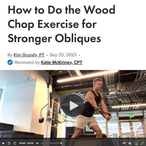 Jjfit In The News How To Do The Wood Chop Exercise For Stronger