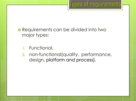 Object Oriented Analysis Anddesign Requirement Analysis Ppt