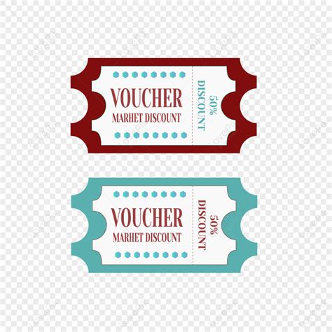 카니발 바우처 티켓 디자인 티켓할인삽화에스 Png 일러스트 무료 다운로드 Lovepik