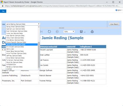 Scheduling Reports In Microsoft Dynamics 365 Encore Business Solutions