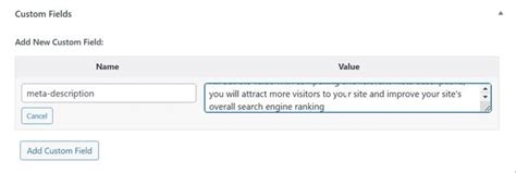 how to add meta description in wordpress without plugin wppagebuilders