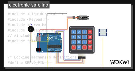 Digital Safe O Wokwi Esp32 Stm32 Arduino Simulator