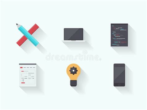 Technology Programming Icons Stock Illustrations 14293 Technology