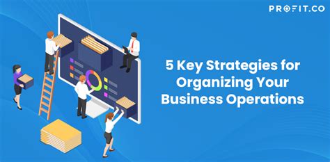 5 key strategies for organizing business operations