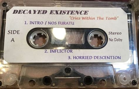 Decayed Existence Cries Within The Tomb Encyclopaedia Metallum The