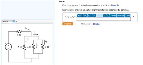 Solved Find I1 I2 I3 And I4 In The Figure Supposing I5