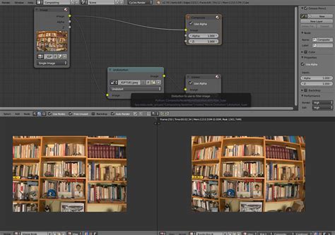 Lens Distortion In The Compositor Compositing And Post Processing Blender Artists Community