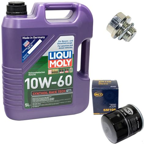 Engine Oil 10W-60 5 liters + Oilfilter + Oildrainplug buy online , 59,95