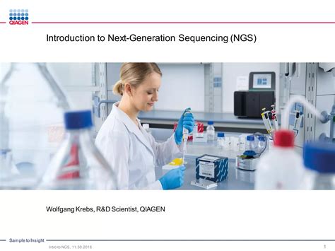 Introduction To Next Generation Sequencing NGS Technology PDF