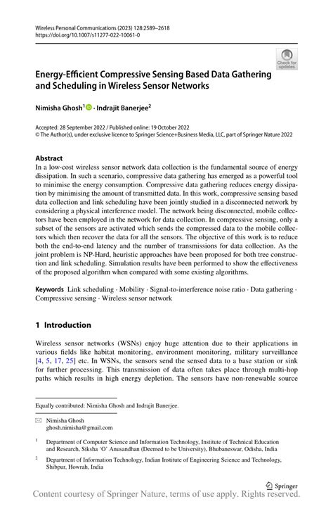 energy efficient compressive sensing based data gathering and