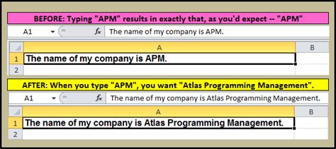 Toms Tutorials For Excel Using Autocorrect For Faster Data Entry