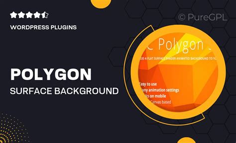 Polygon Surface Background Visual Composer