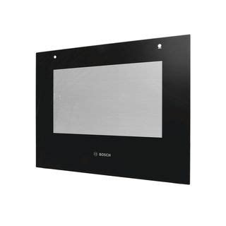 Наружное стекло духовки, с логотипом, чёрное, для Bosch, HBN2/3/4/5 ...