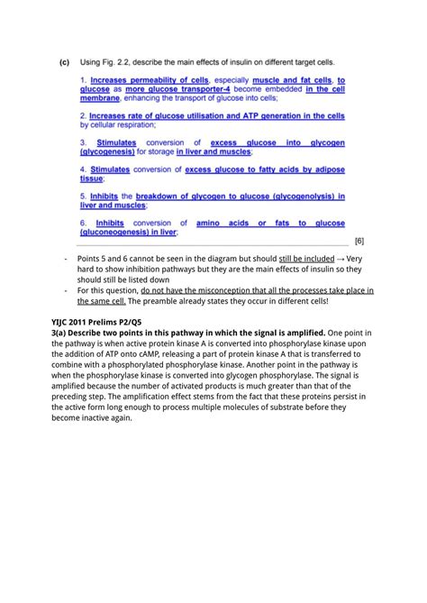 Cell Signalling Notes And Key Points Biology H2 Gce A Level Thinkswap