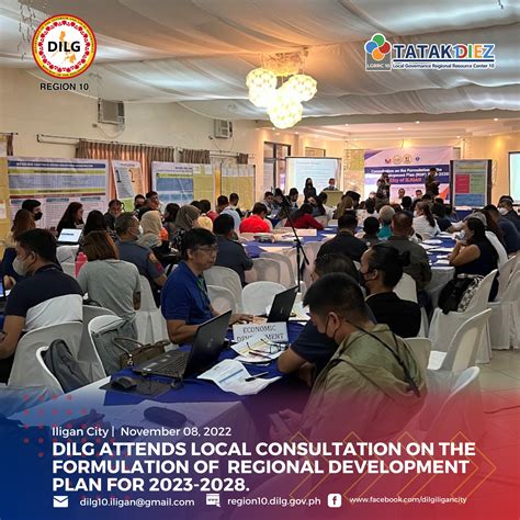 Dilg Attends Local Consultation On The Formulation Of The Regional Development Plan For 2023