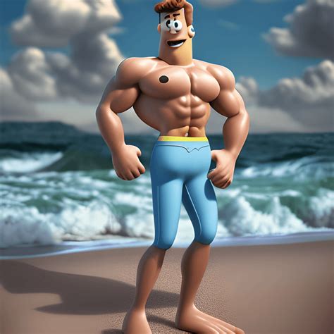 Spongebob Squarepants Facial Features Realistic Photo · Creative Fabrica