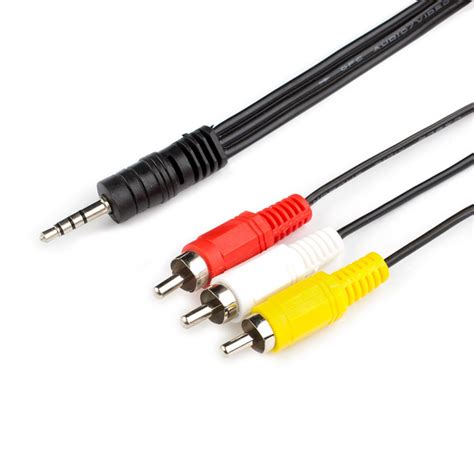 Кабель Atcom Audio Video 3rca Trrs 3 5 Mm купить по низкой цене в интернет магазине Ozon