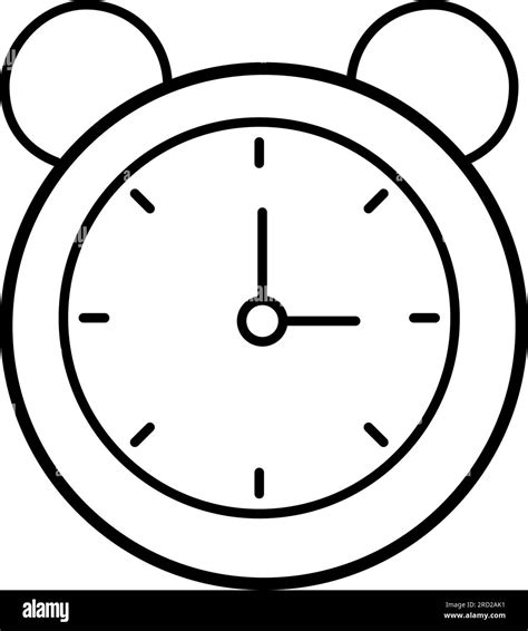 Alarm Icon In A Trendy Flat Style Isolated On The Background Clock Icon Page Symbol For Your