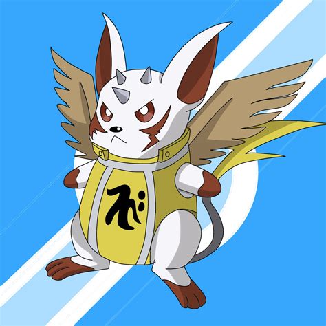 Raichu Kumbhiramon Fusion By Chaosvenomart On Deviantart