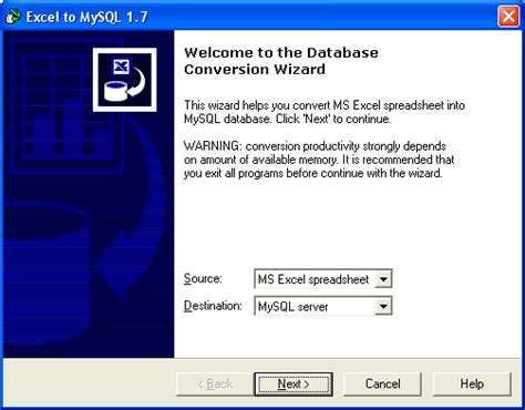 Excel To Mysql Download Convert Xls To Mysql Database