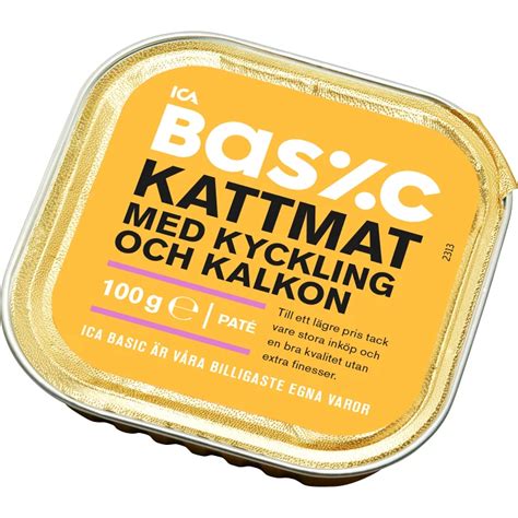 Kattmat Kyckling And Kalkon 100g Ica Basic Handla Mat Online Från Din Lokala Ica Butik