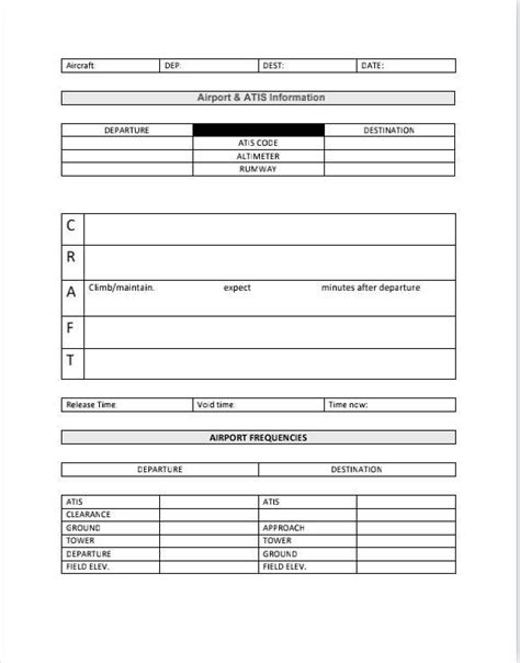 Ifr Clearance Sheet Utilities X Plane Forum