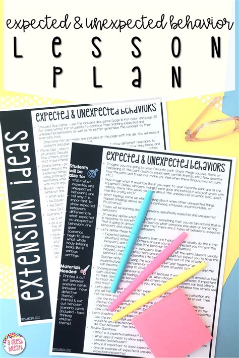 Expected Vs Unexpected Behavior In The Elementary Classroom A Fresh