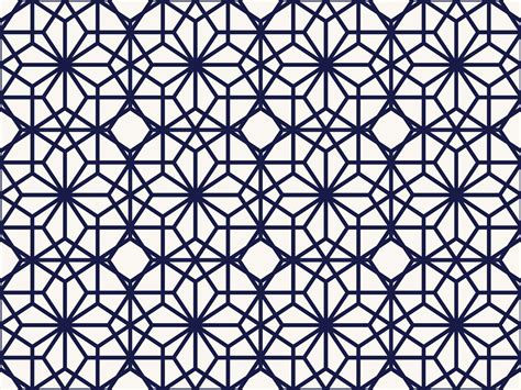 Geometric Trellis Seamless Pattern