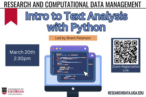 Intro To Text Analysis With Python Uga Libraries