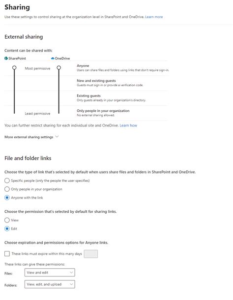 Securing External Shared File Access In M365