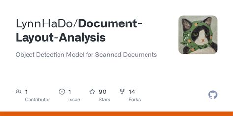 github lynnhado document layout analysis object detection model for
