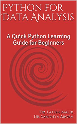 Amazon Python For Data Analysis A Quick Python Learning Guide For Beginners English Edition