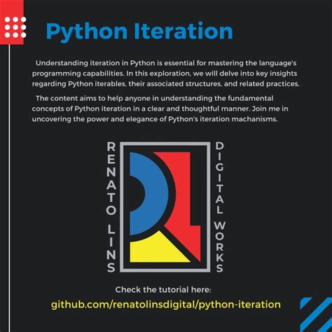 Renato Lins On Linkedin Python Iterations Coding Programming Renato Lins On Linkedin Python Iterations Coding Programming