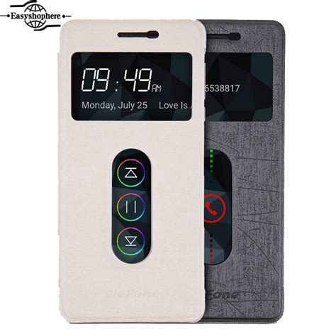 Original Ulefone Future Phone Cases Dirt Resistant Window Stand Design Flip Case Leather Phone