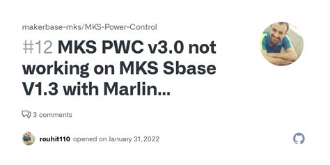 MKS PWC V Not Working On MKS Sbase V With Marlin Bugfix Issue Makerbase Mks MKS