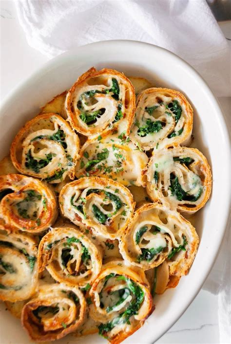 Cheesy Baked Turkey And Spinach Pinwheels Thisisavocado
