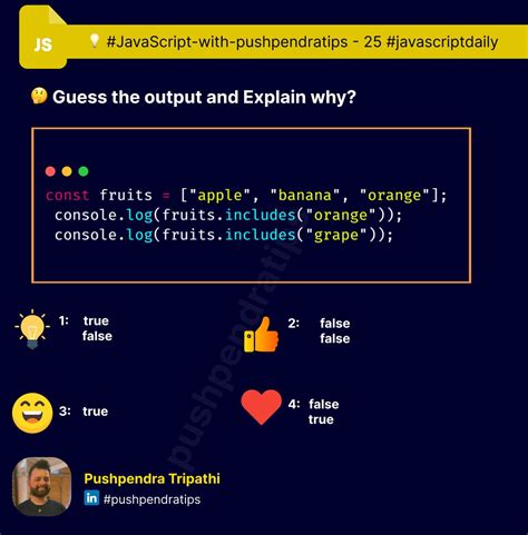Pushpendra Tripathi On Linkedin Javascript Javascriptdaily