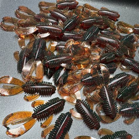 2 805 Craw Motor Oil Red 805 Custom Baits