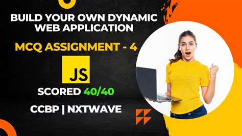 mcq assignment 4 javascript assignment ccbp nxtwave dynamic